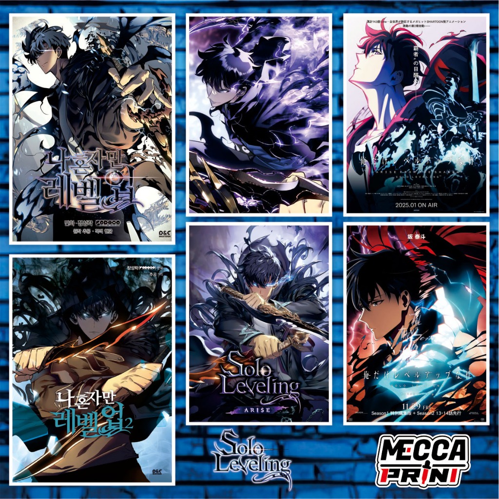 Jual Poster SOLO LEVELING - Poster Manhwa Solo Leveling | Shopee Indonesia
