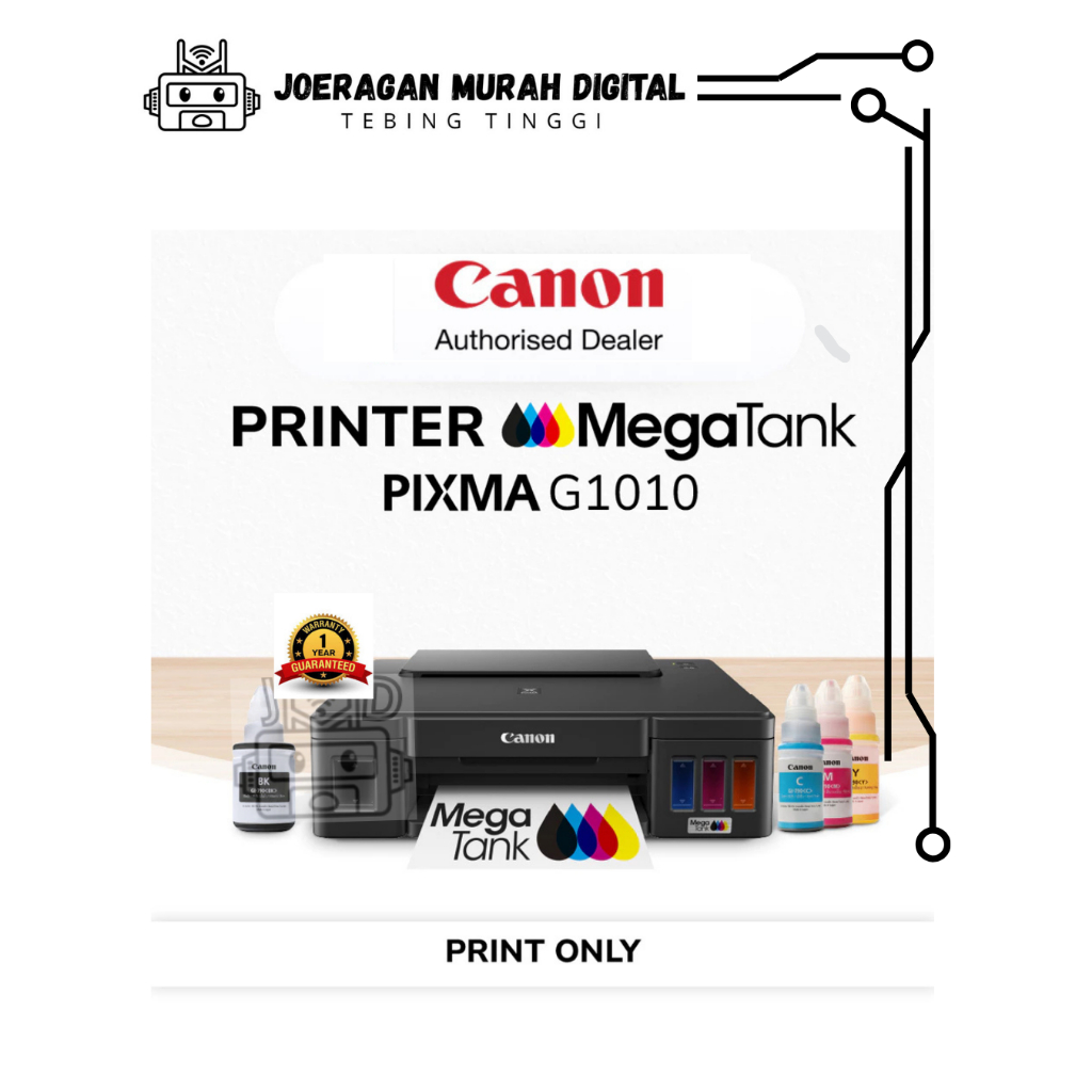 Jual Printer Ink Tank CANON PIXMA G1010 - Print Only Printer Rumah dan ...