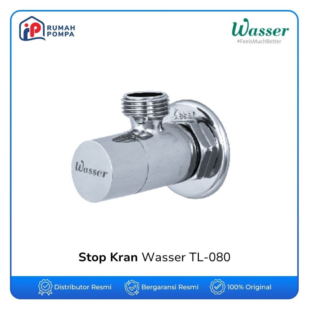 Jual Wasser Stop Kran Air Gate Valve 1/2" u Monoblock Wastafel TL-080 ...