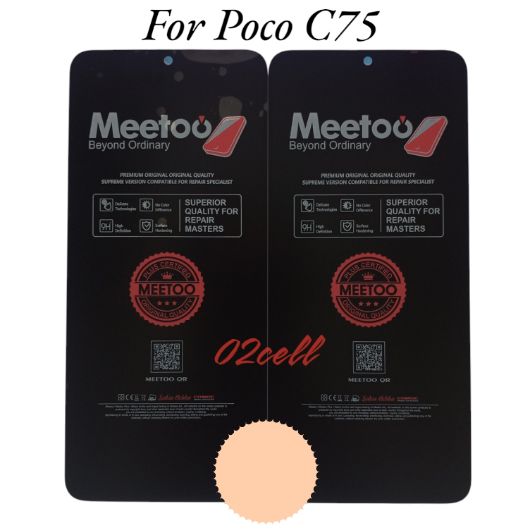 Jual Lcd Touchscreen Poco C75 Original Meetoo Fullset | Shopee Indonesia
