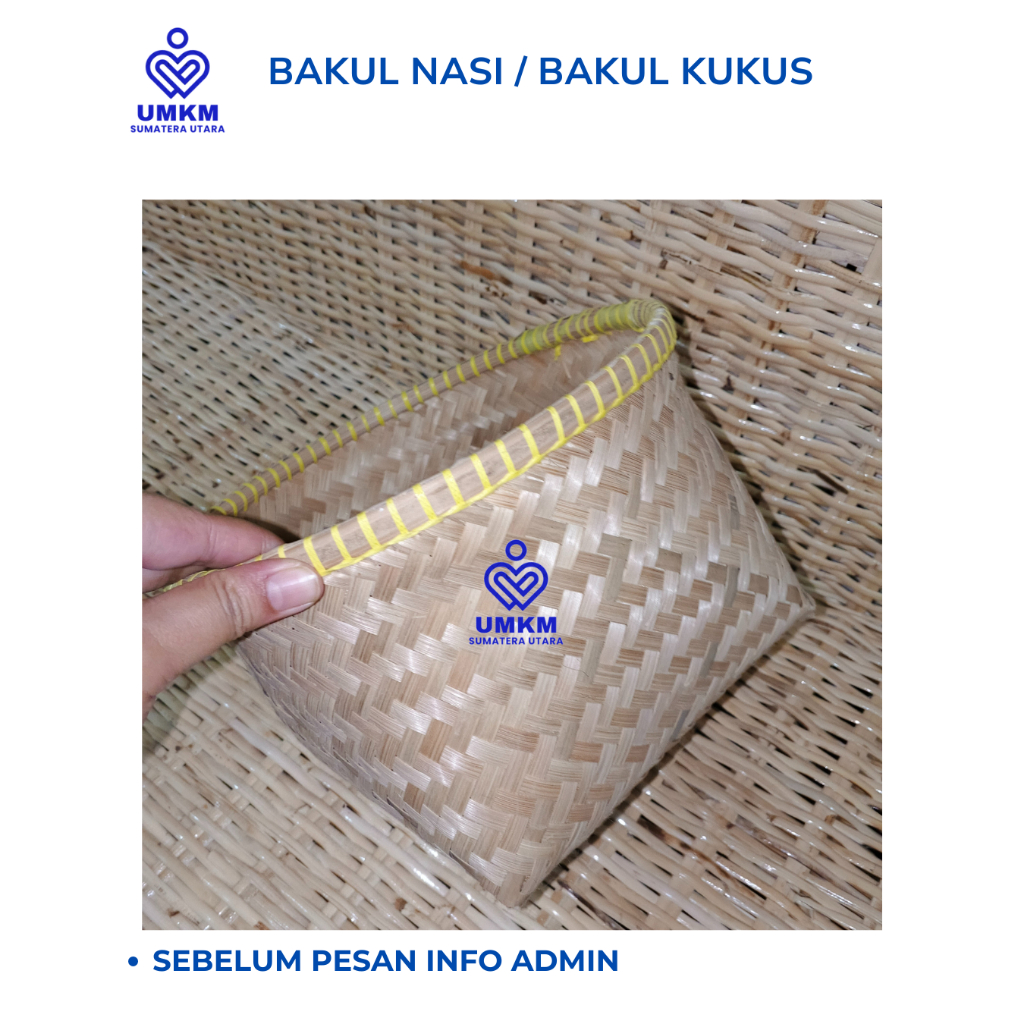 Jual Bakul Nasi mini Bambu / Bakul kukus bambu / bakul nasi kukus ...