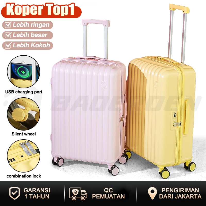 Jual 【COD】 Koper Polo Pria dan Wanita Koper Cabin Bagasi 18/20/22/24/26 ...