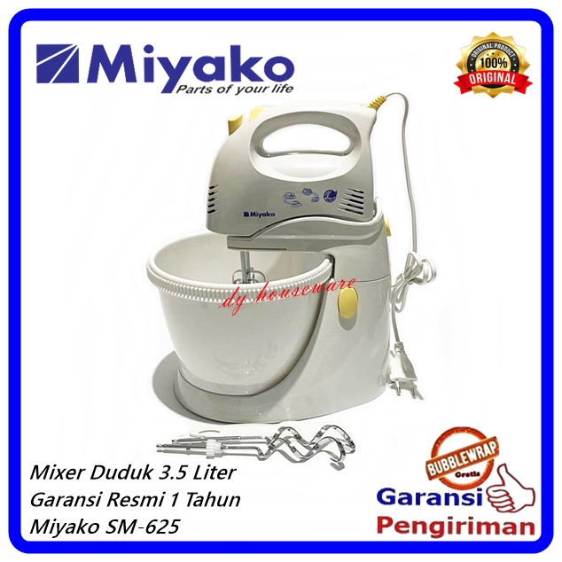 Jual Mixer Miyako Mixer Duduk Mixercom Stand Mixer 3.5 Liter Garansi ...