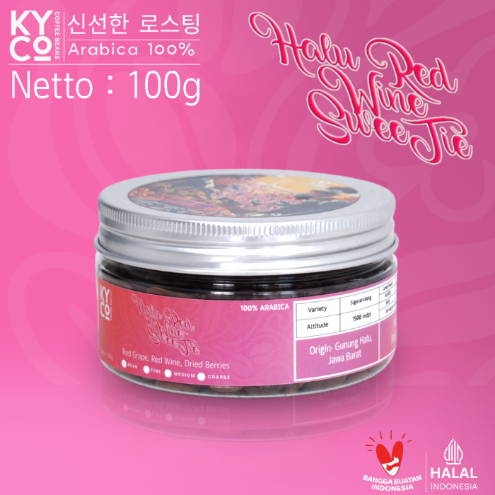 Jual Biji Kopi Arabika Halu Red Wine Sweety 100 gram - Specialty Coffee ...