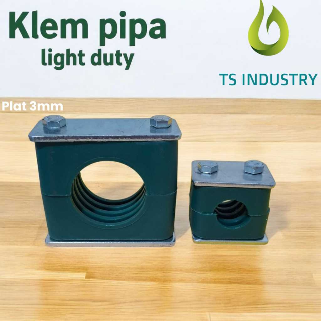 Jual Klem pipa hidrolik light duty single 33.7 35 38 42mm clamp STAUFF ...