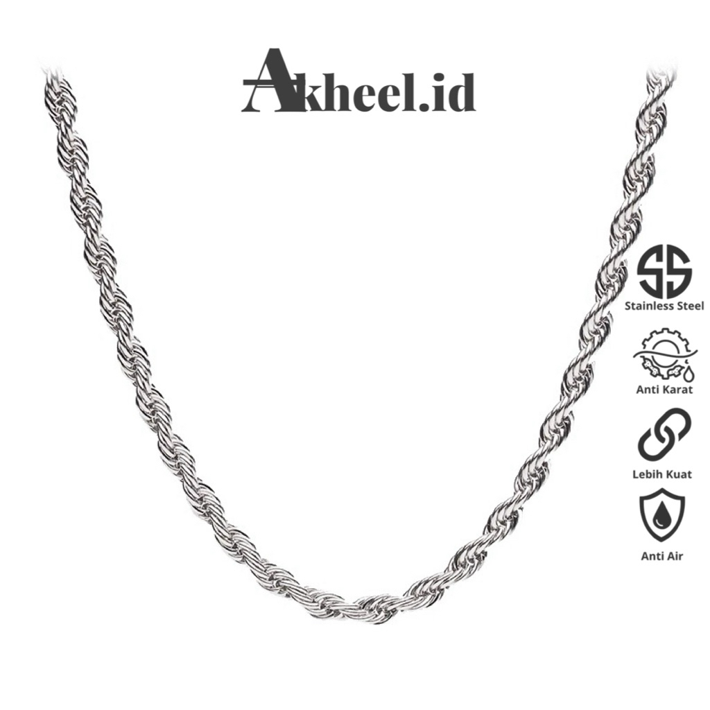 Jual KALUNG RANTAI PRIA MODEL TAMBANG / KALUNG RANTAI ANTI KARAT ...
