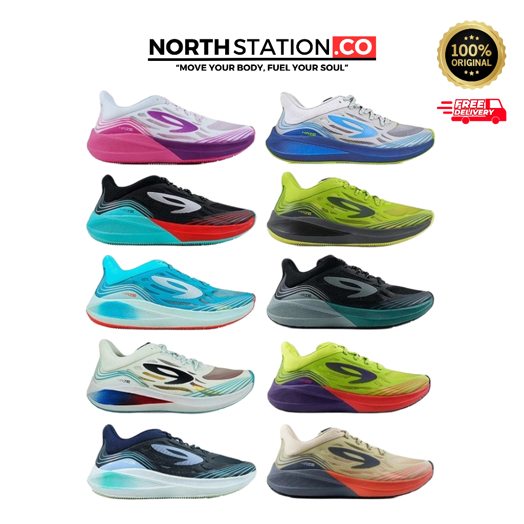 Jual Sepatu Running Nineten 910 Haze Vision 1.0 Original | Shopee Indonesia