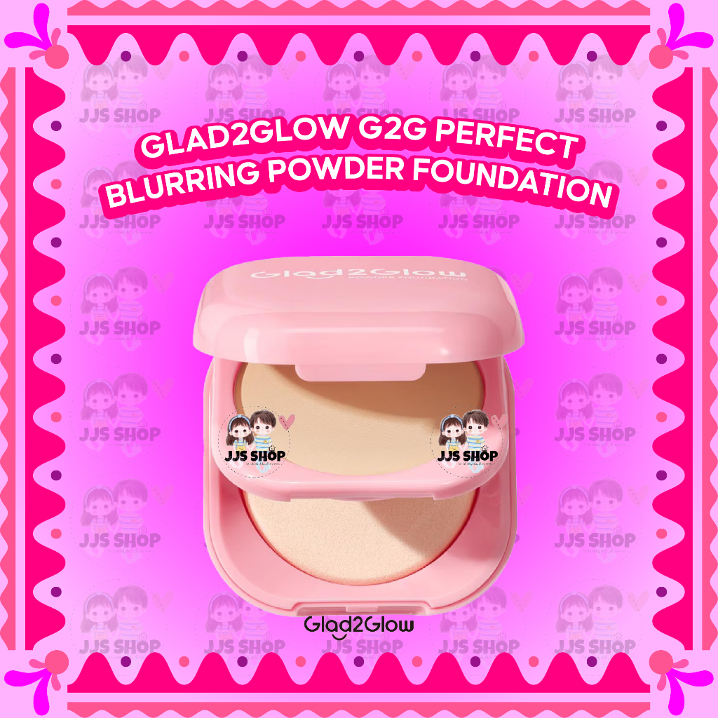 Jual GLAD2GLOW G2G PERFECT BLURRING POWDER FOUNDATION | Shopee Indonesia