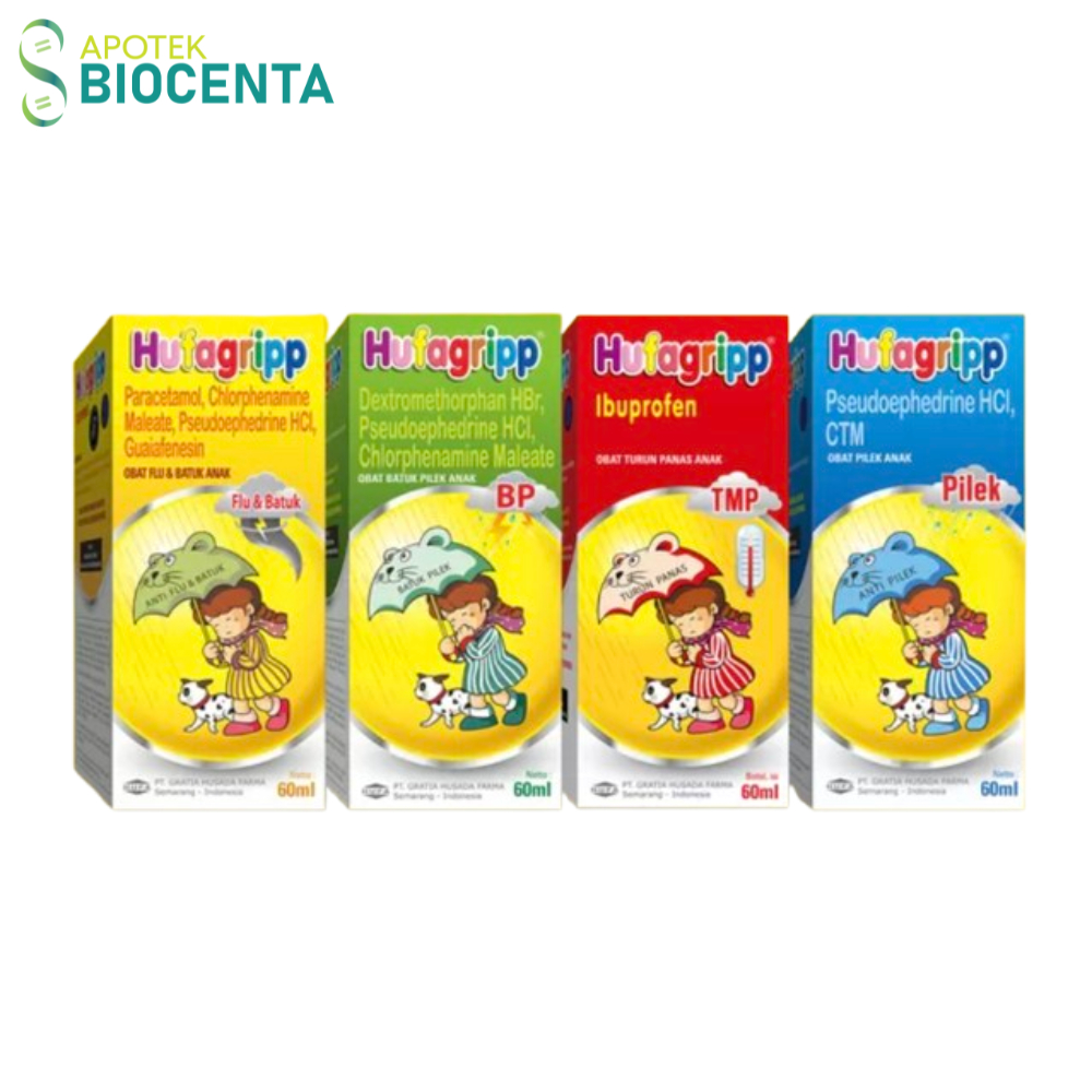 Jual Hufagrip Sirup 60 ML TMP BP Pilek Flu Batuk | Shopee Indonesia