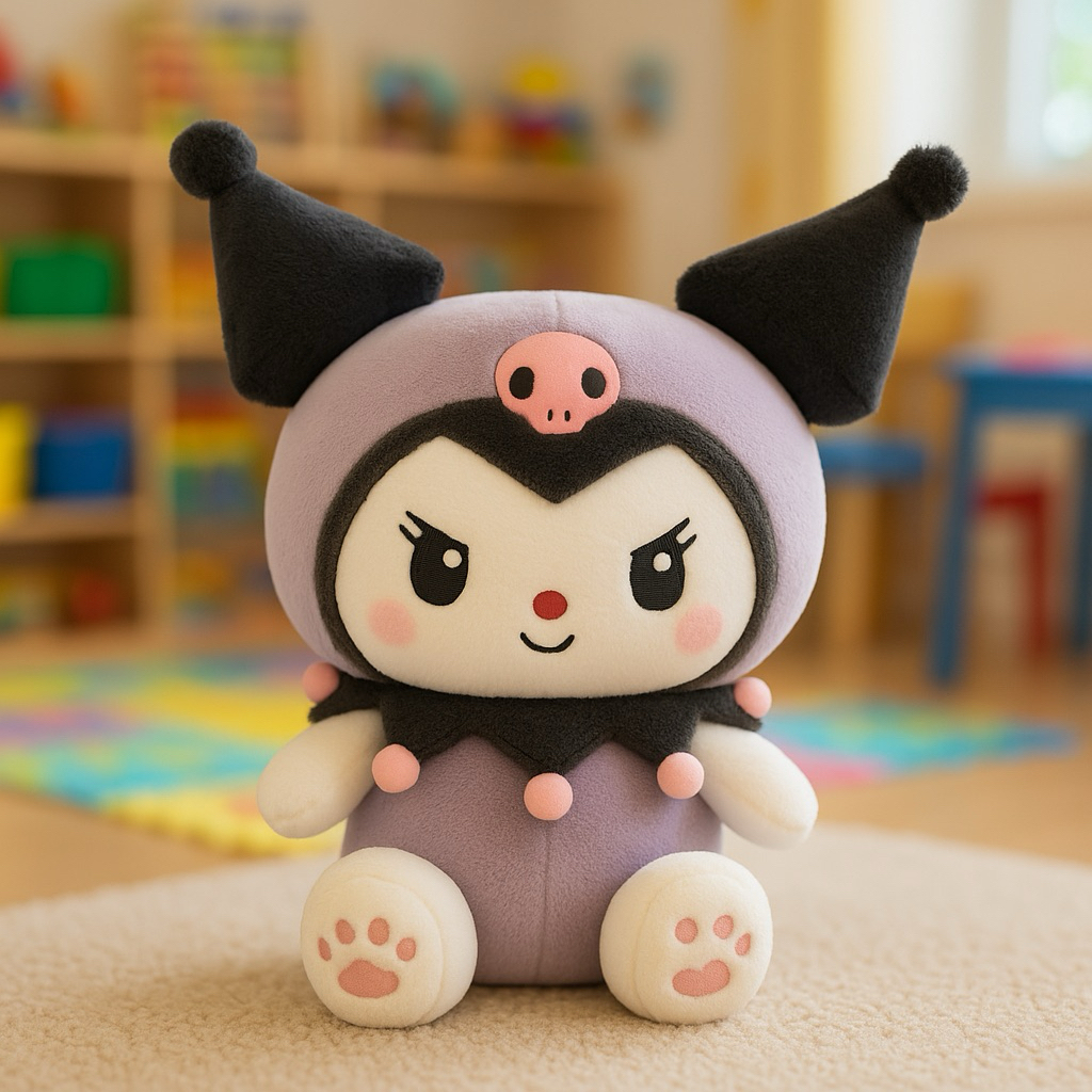 Jual Boneka Kuromi Hot Toys Ukuran 30cm Bahan Bulu Premium kado ulang ...