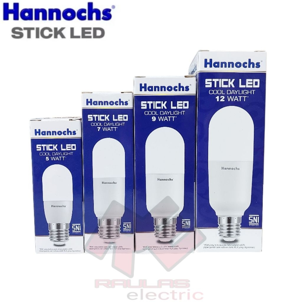 Jual Led Stick Hannochs 5W 7W 9W 12W CDL - Lampu Stick Hannochs Cahaya ...