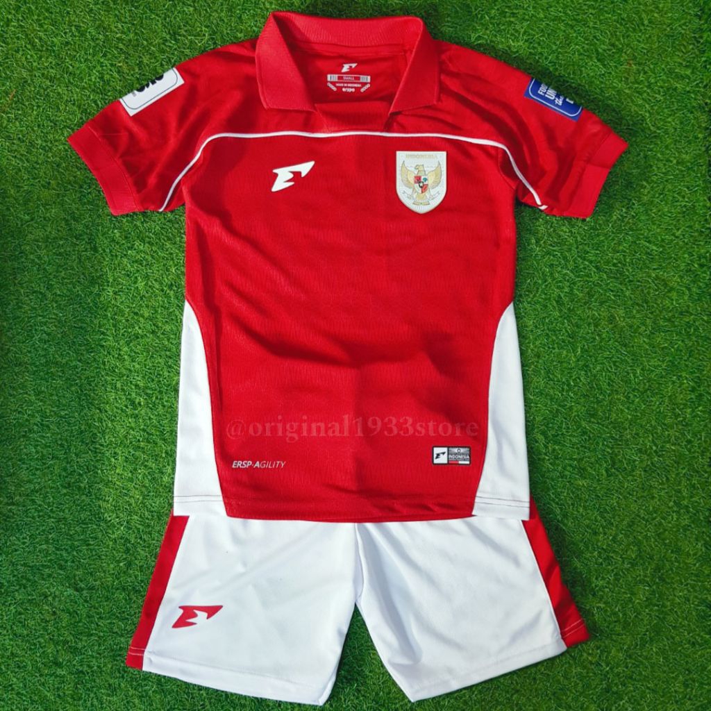 Jual Jersey Timnas Anak 2025 Home Jersey Anak Timnas Baju Bola Anak Setelan Baju Bola Anak ...