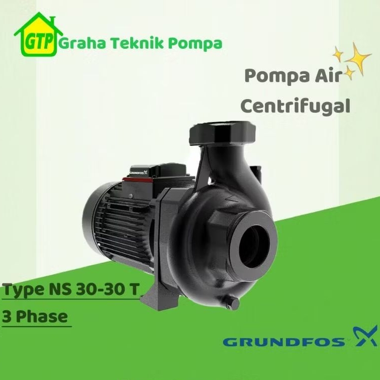 Jual Pompa Air Centrifugal Grundfos NS 30 - 30T | Shopee Indonesia