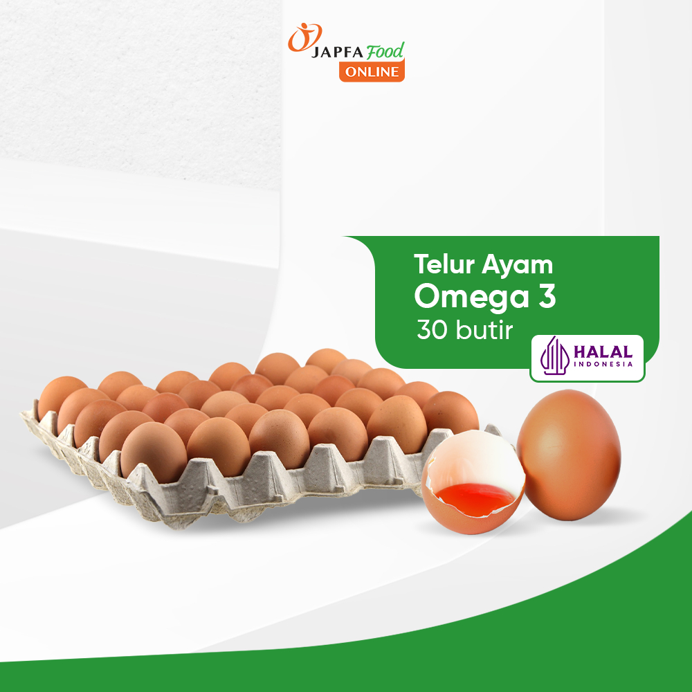 Jual Telur Ayam Omega 3 Fresh Premium - Isi 30 Butir | Shopee Indonesia