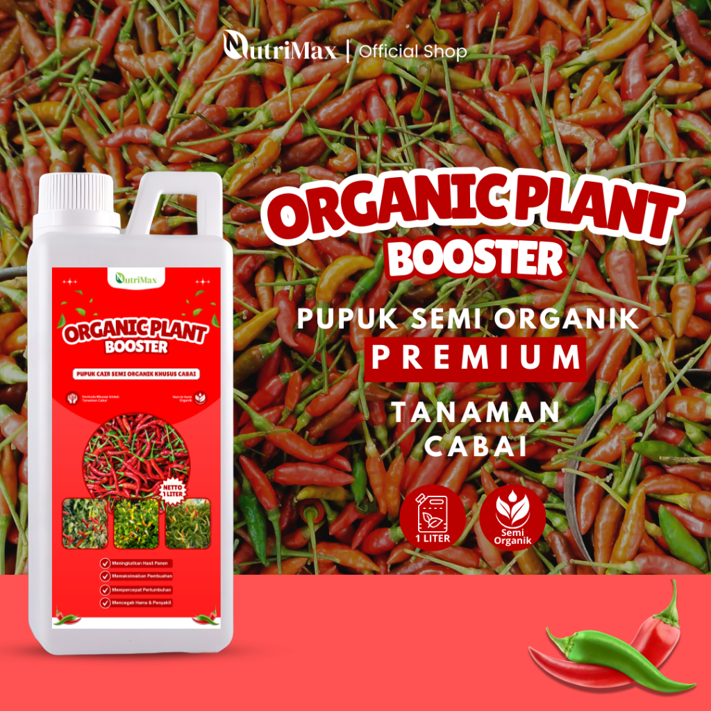 Jual ORGANIC PLANT BOOSTER CABAI 1 LITER - Pupuk Organik Cair Dan ZPT ...