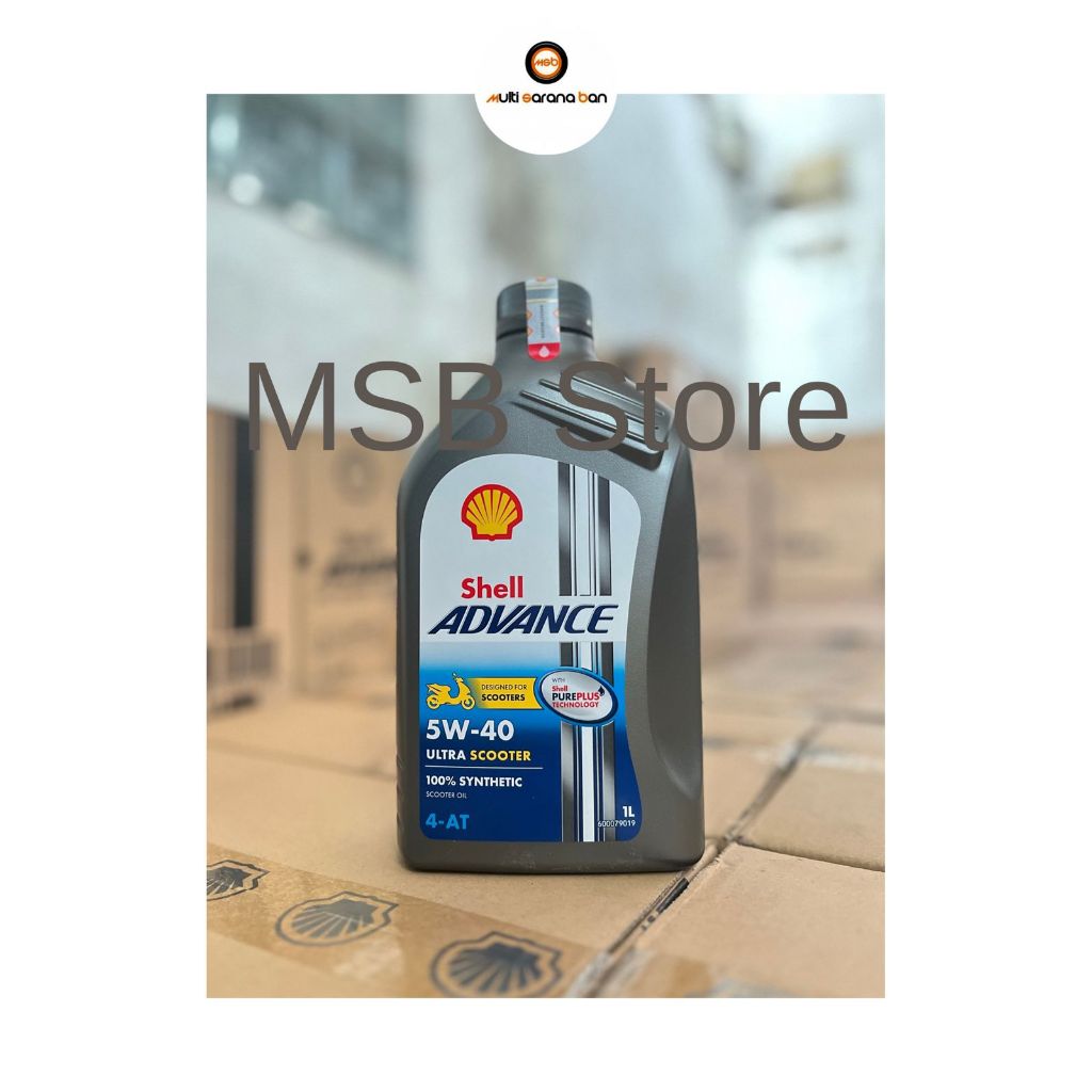 Jual Oli Motor Matic Terbaik Shell Advance Ultra Scooter 5W-40 1 Liter ...