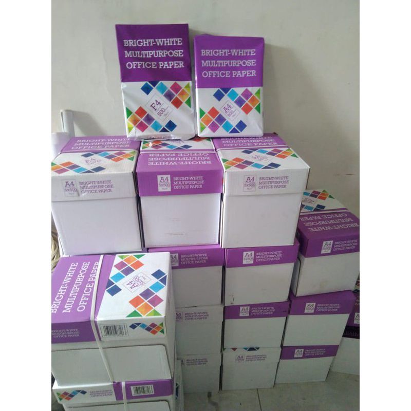 Jual KERTAS HVS BMO A4 1 KARDUS ISI 5 RIM (1RIM=500Lembar) | Shopee ...