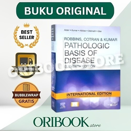 Jual ORIGINAL ROBBINS COTRAN PATHOLOGIC BASIS OF DISEASE 11ED / 11TH ...