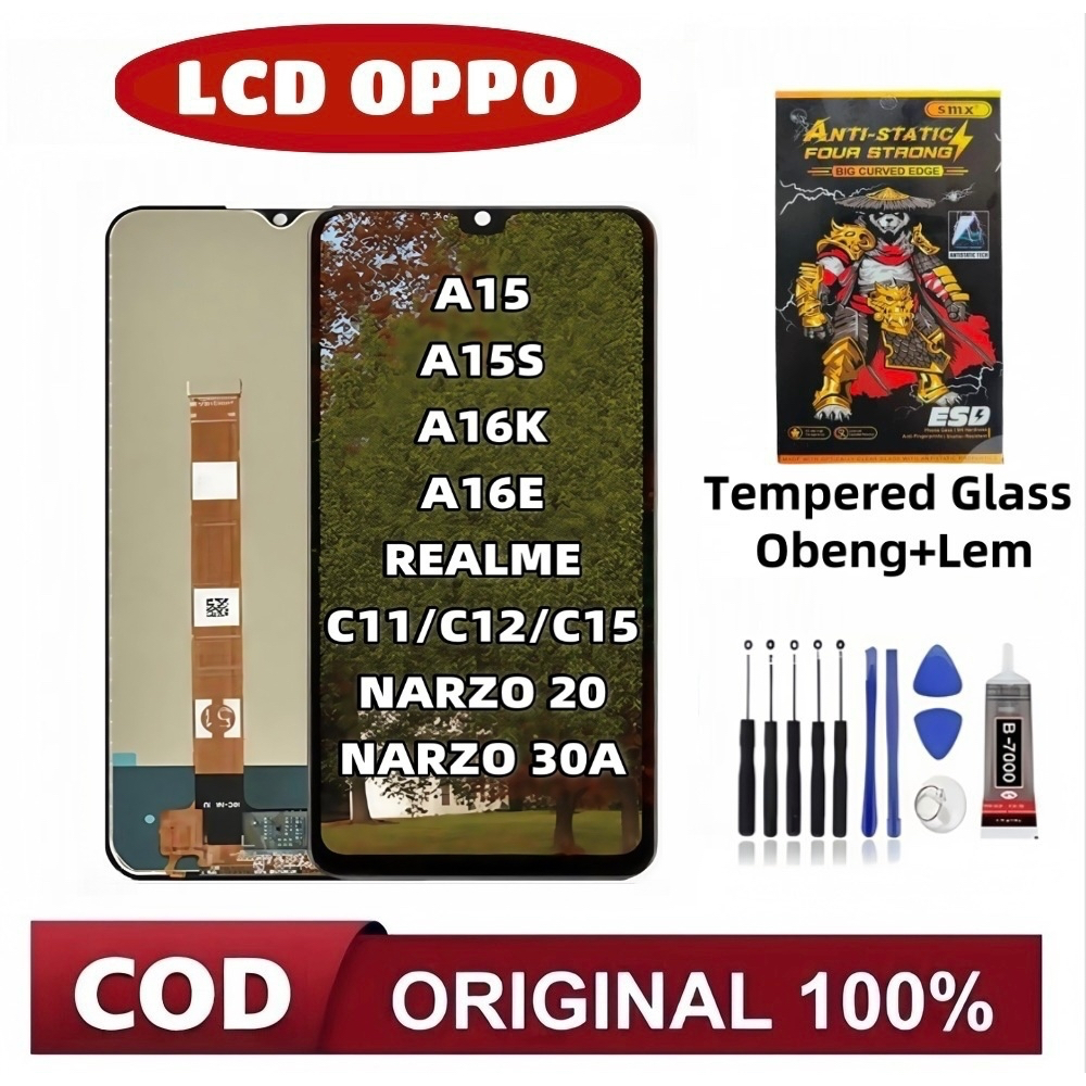 Jual 【ORIGINAL】LCD OPPO REALME C11/C12/C15/C11 2020/A15/A15S narzo 20/narzo 30A FULLSET ...