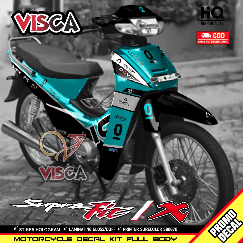 Jual Stiker Supra 100 - Striping Supra X Supra Fit - Decal Supra Fit ...