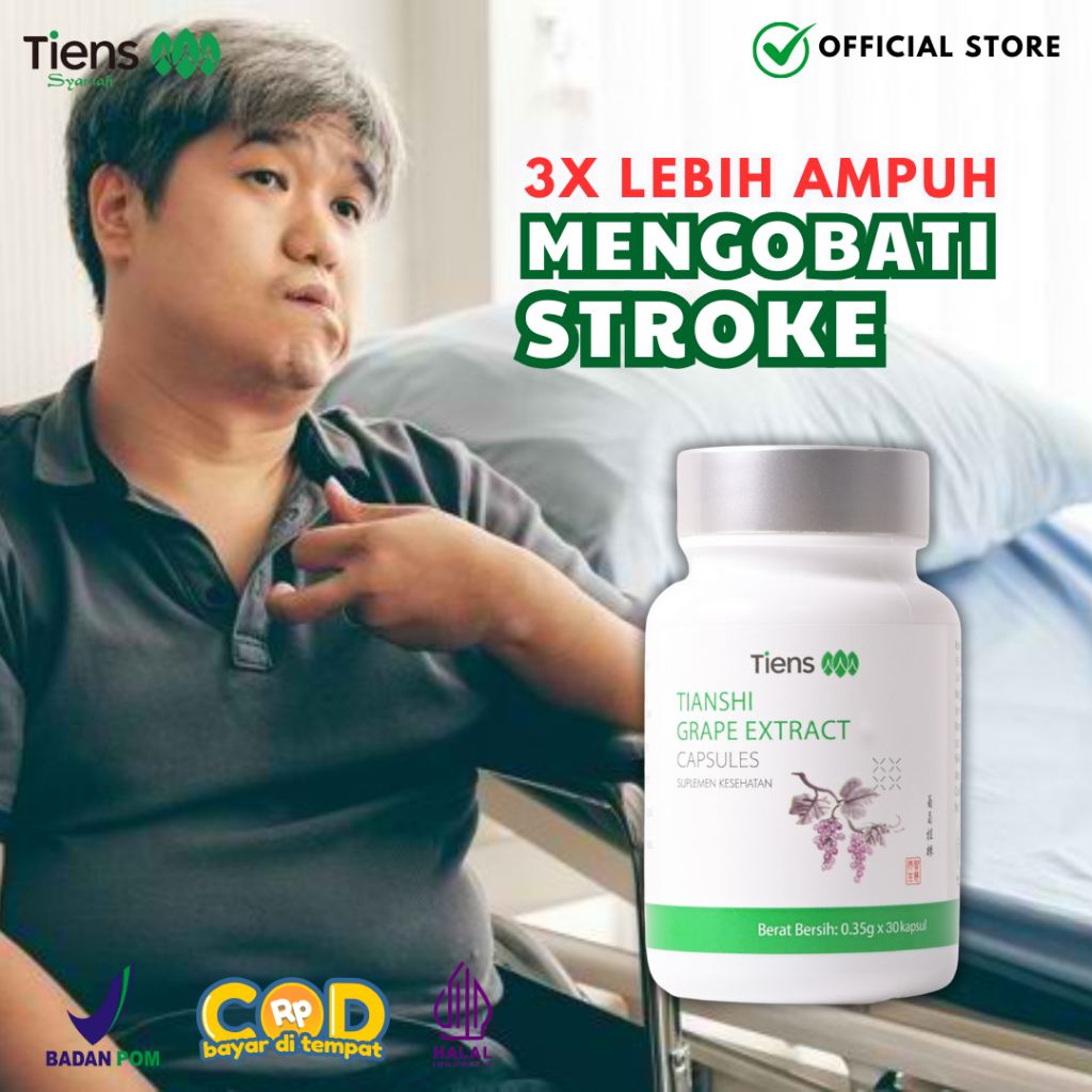 Jual GRAPE EXTRACT TIENS OBAT STROKE STRUK HERBAL TIANSHI ORIGINAL ...