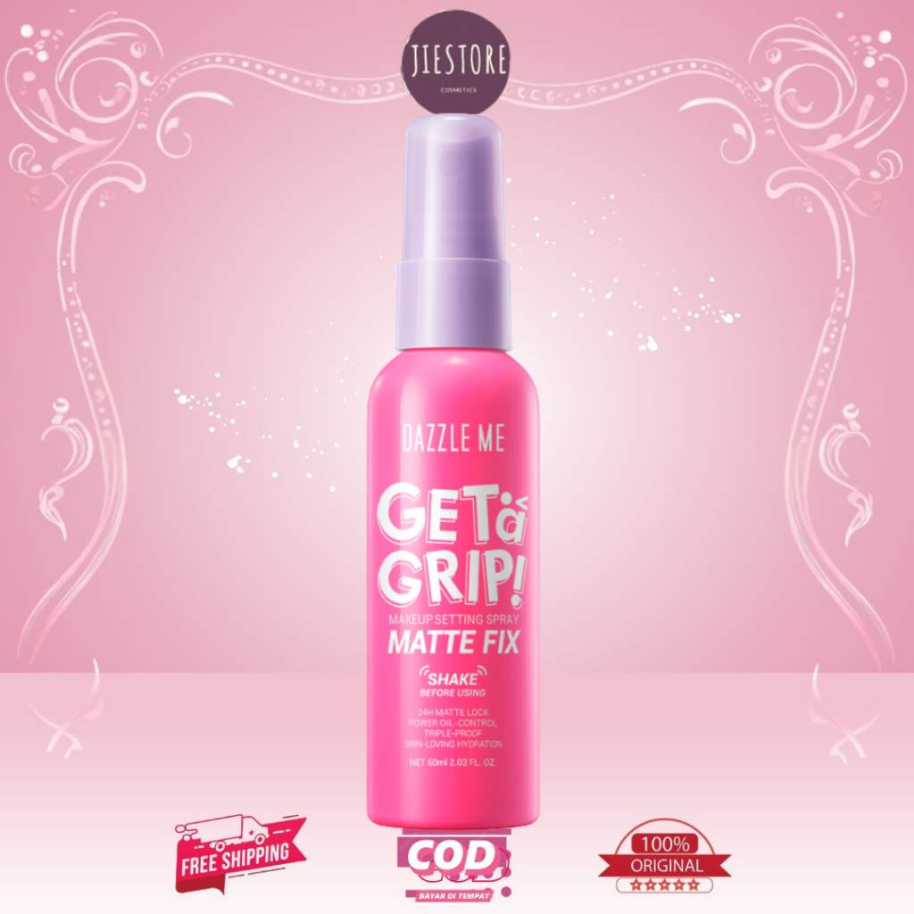 Jual DAZZLE ME Get a Grip! Makeup Setting Spray Matte Fix Smooth Matte ...