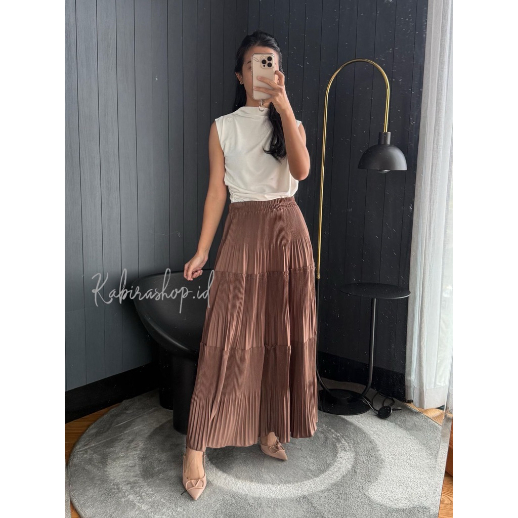 Jual Nara - PLEATED SKIRT - Rok Plisket Cabang Wanita - Layer SKirt ...