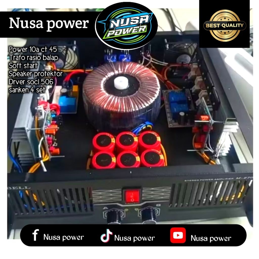 Jual power amplifier rakitan 10 Amper | Shopee Indonesia
