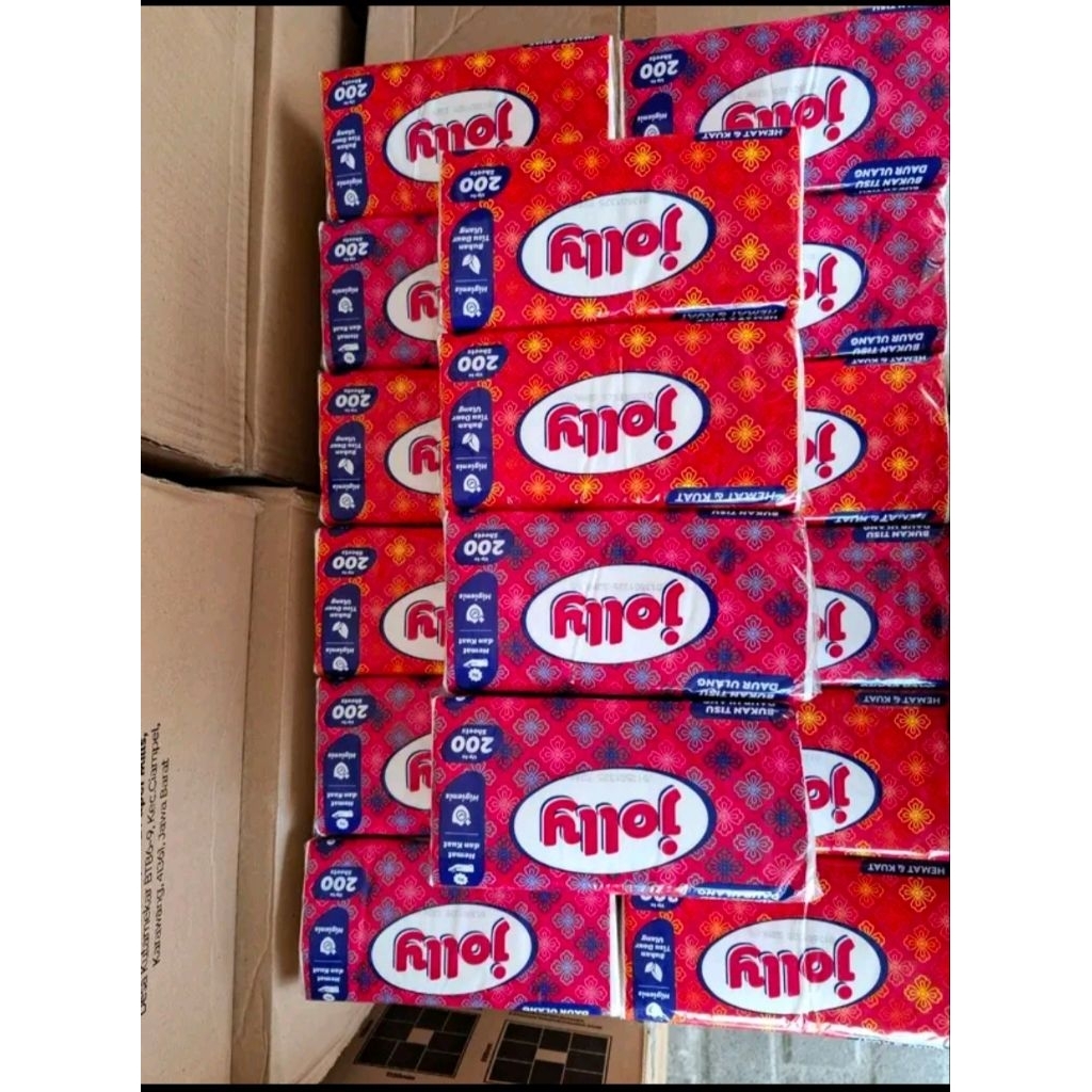 Jual 1DUS Tissue Jolly 200 Sheet DUS (ISI 48) | Shopee Indonesia