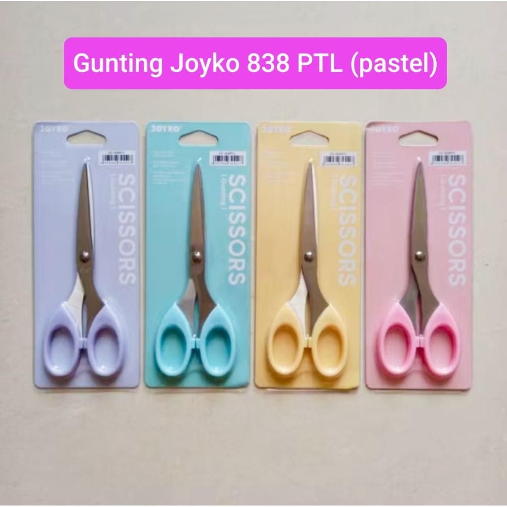 Jual Gunting Joyko 838 Medium Stainless Steel Scissors | Shopee Indonesia