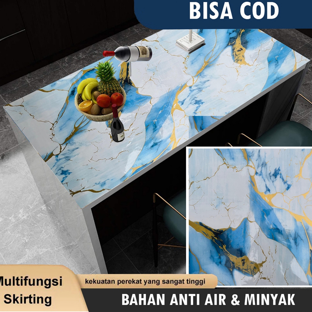 Jual Wallpaper Dapur 60cm x 3m Stiker Dapur & Kamar Mandi Anti Air ...
