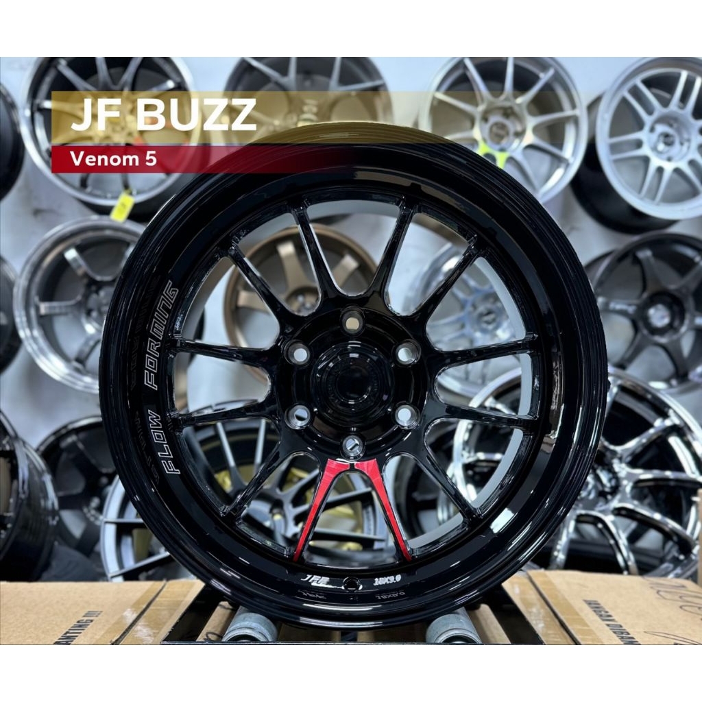 Jual velg mobil BUZZ JF FLOW FORMING PCD 6X139,7 R18 velg racing R18 velg mobil ring 18 cocok ...