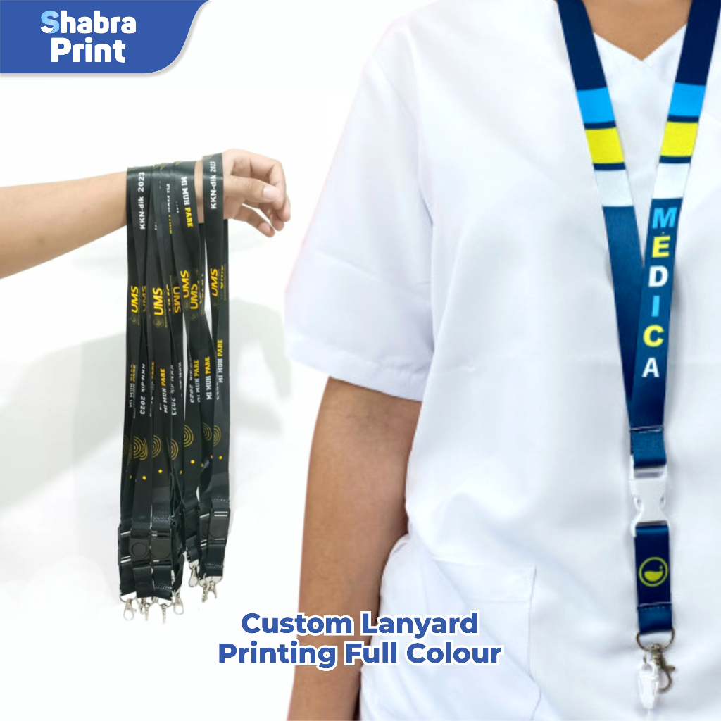 Jual Lanyard ID Card Custom Kalung Gantungan Name Tag - Lanyard Custom ...