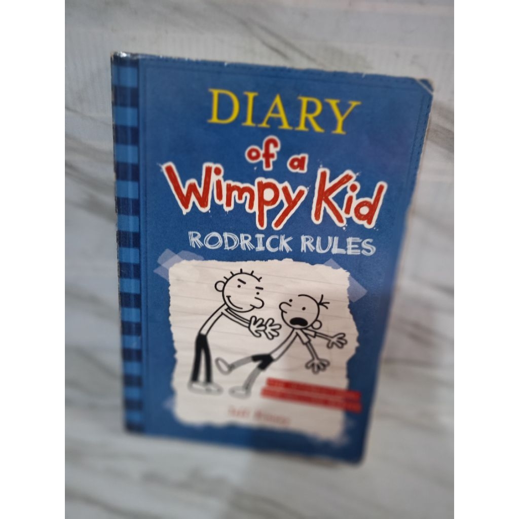 Jual IMPORT: DIARY OF A WIMPY KID RODRICK RULES by Jeff kinney | Shopee ...