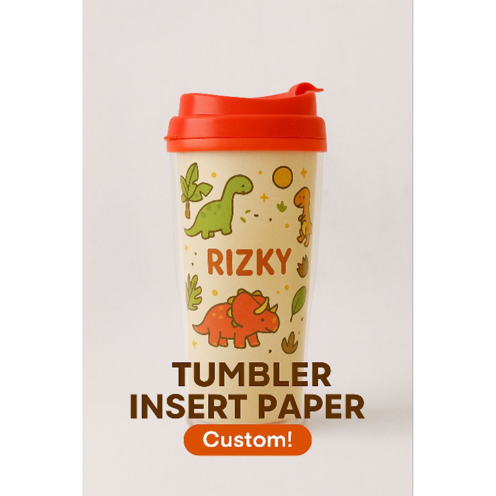 Jual Tumbler Insert Paper Custom | Desain Bebas | Souvenir & Hadiah ...