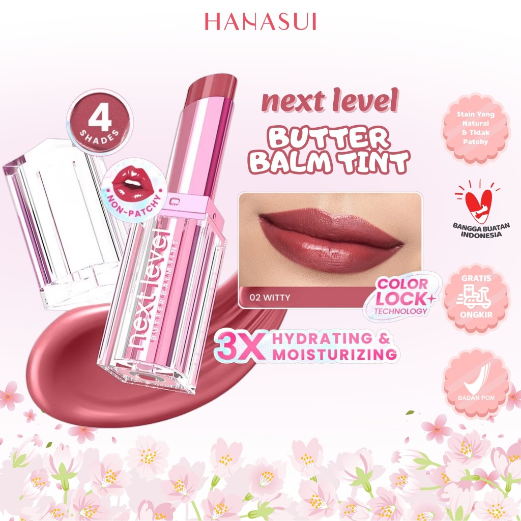 Jual HANASUI Next Level Butter Balm - Color Butter Balm Tinted Lip Balm ...