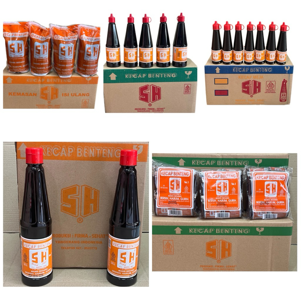 Jual 1 Dus Kecap SH kecap Benteng asli Tangerang | Shopee Indonesia