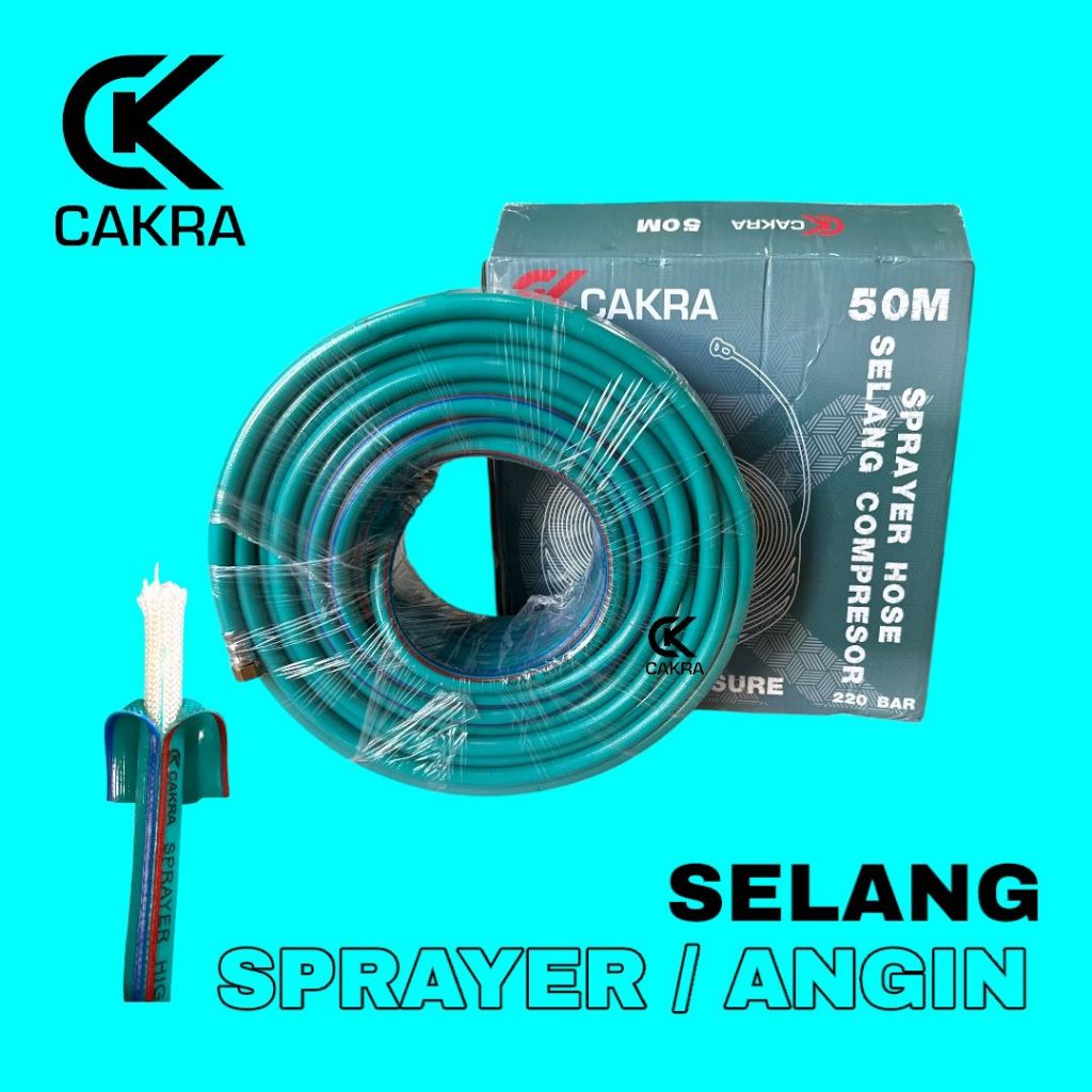 Jual CK Selang Angin Kompresor Selang Compressor Selang Sprayer 50M ...