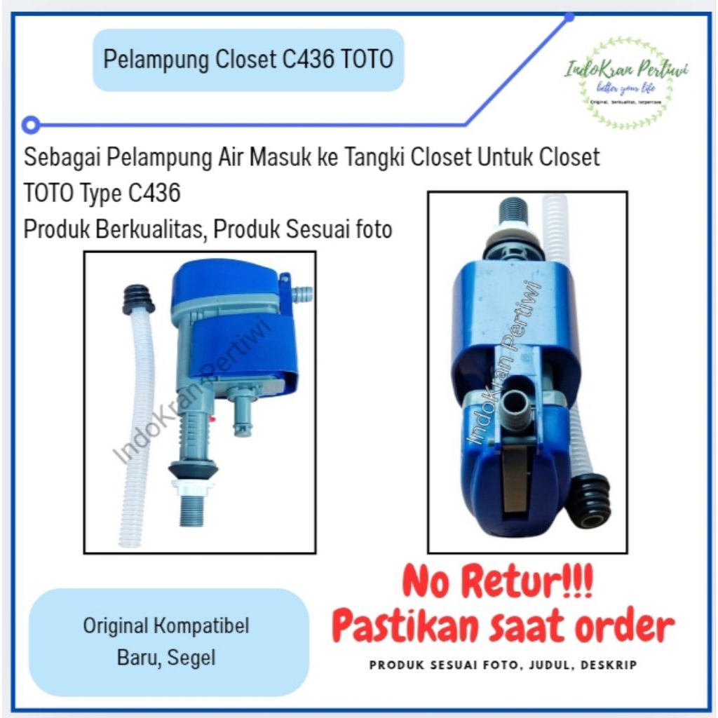 Jual Pelampung Closet C436 TOTO / Spare Part | Shopee Indonesia