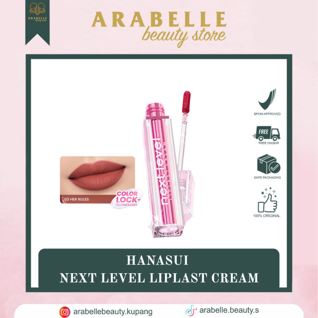Jual Hanasui Next Level Liplast Cream | Shopee Indonesia