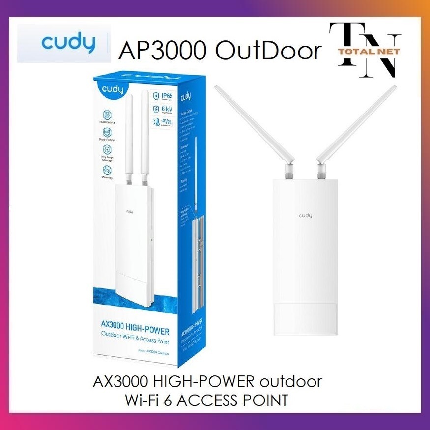 Jual Cudy AP3000 Indoor/Outdoor AX3000 High-Power Wi-Fi 6 Access Point ...