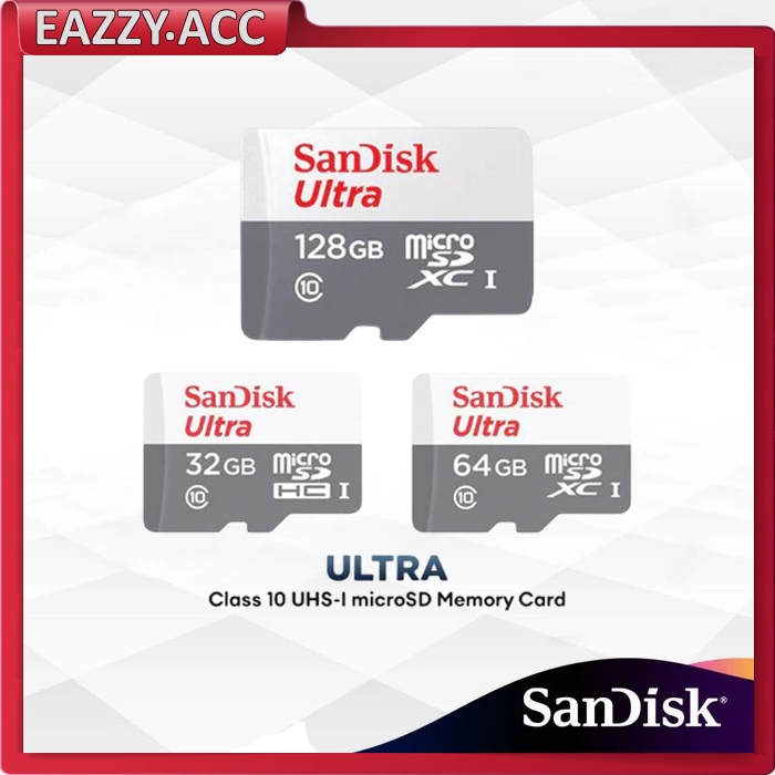 Jual MicroSD SanDisk 16/32/64 GB Ultra Class10 | Shopee Indonesia