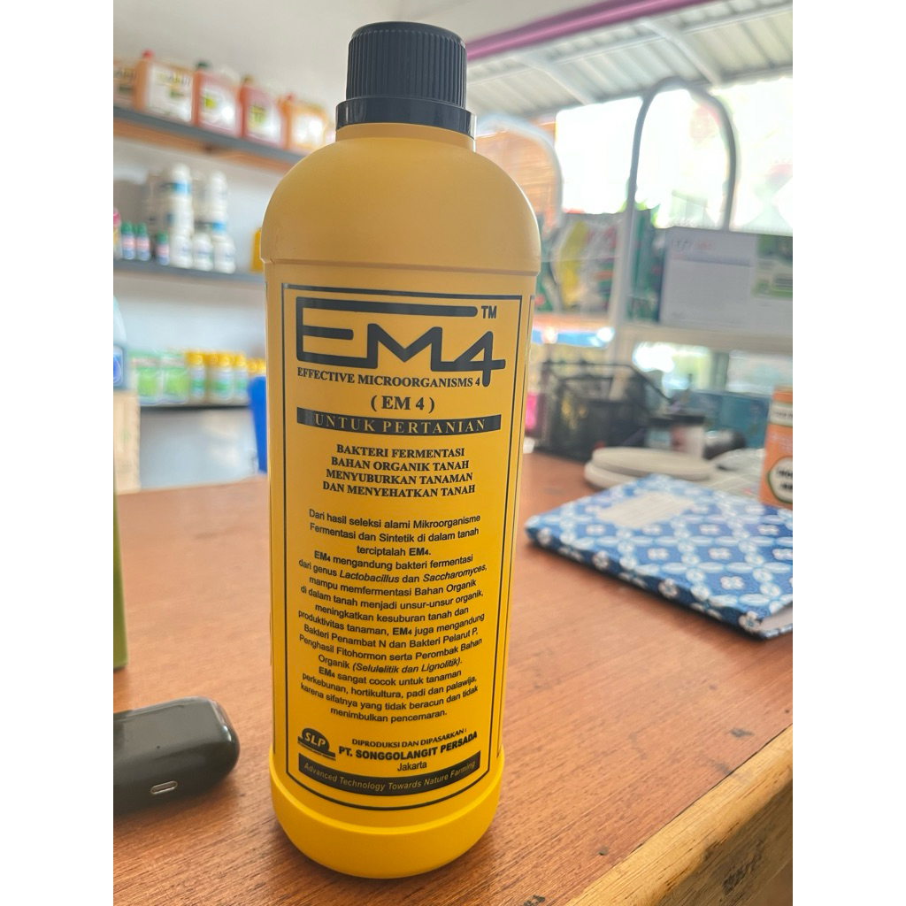 Jual Pupuk Cair Organik EM4 Pertanian @ 1 Liter | Shopee Indonesia