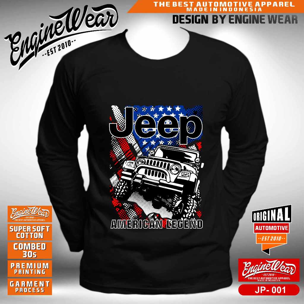 Jual Kaos rubicon Tshirt Jeep wrangler mobil Baju Offroad 4x4 4WD Four ...