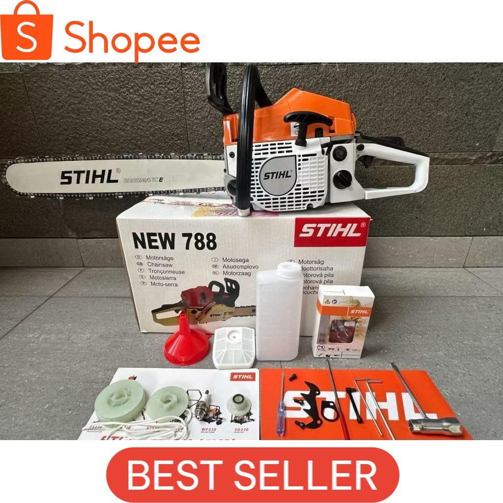 Jual Chainsaw STIHL / Mesin Senso STIHL NEW 788 Bar 22 inch / Komplit Dengan Bar Dan Rantai ...