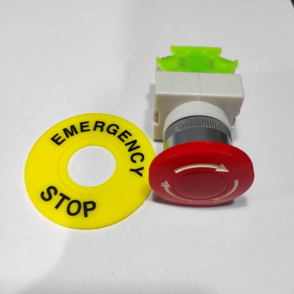 Jual TOMBOL EMERGENCY STOP BUTTON SWITC | Shopee Indonesia