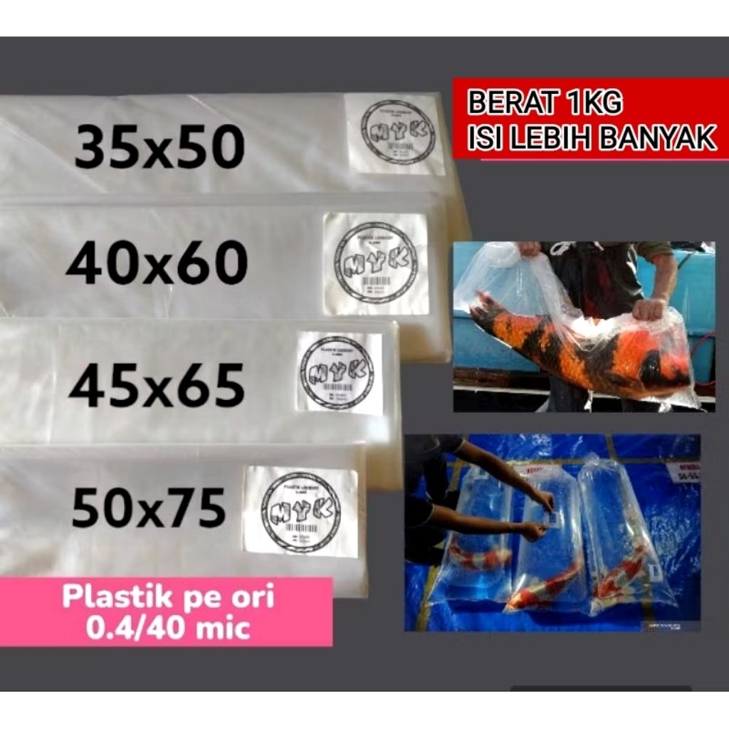Jual plastik pe besar 1kg tebal isi lebih banyak dari lainya /packing ...