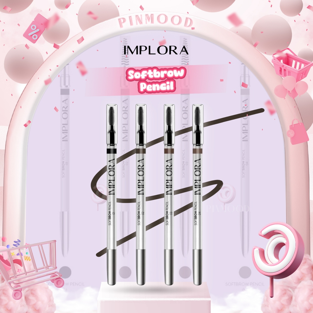 Jual IMPLORA - SOFTBROW PENCIL - Pensil Alis Smooth Texture Perfect ...
