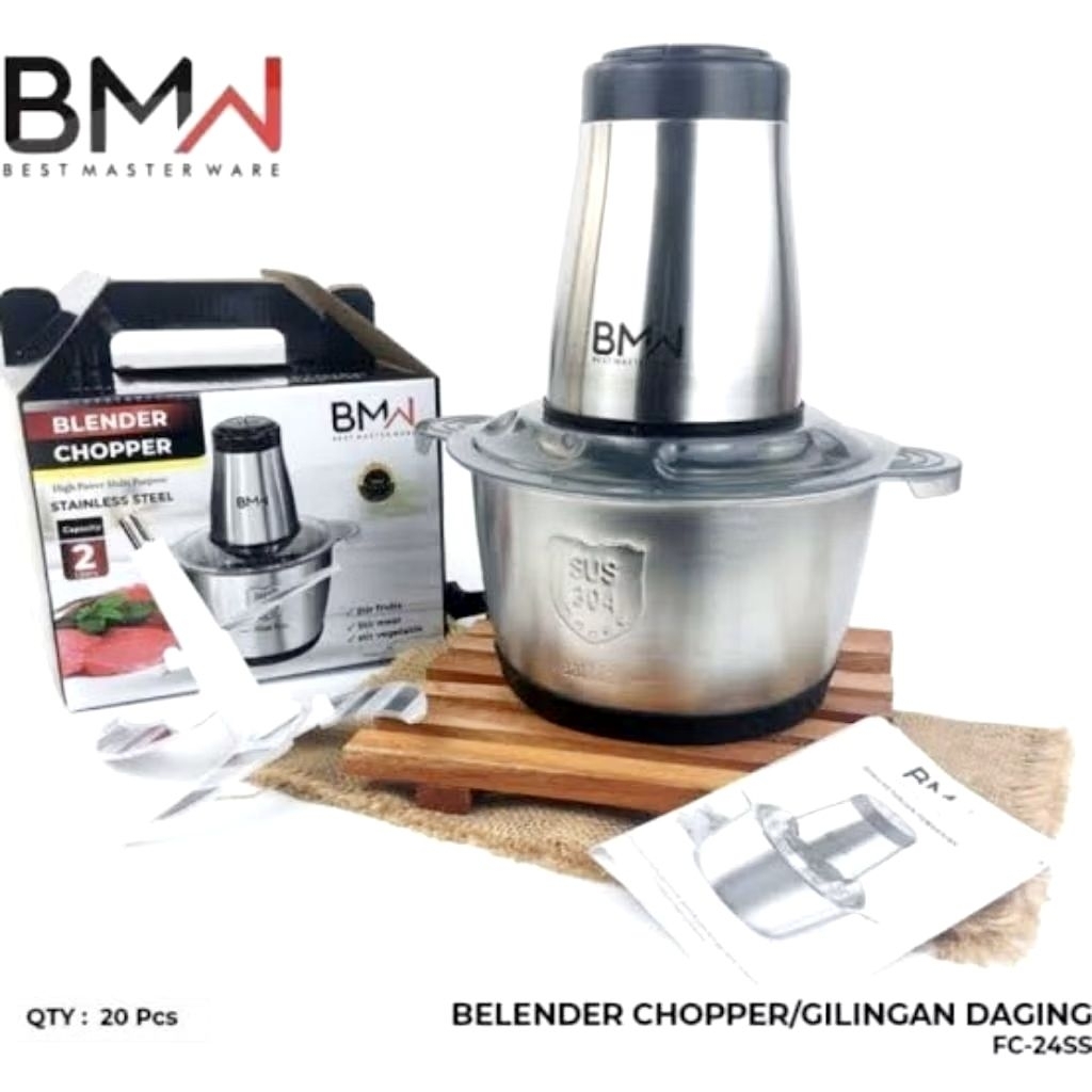 Jual BLENDER CHOPPER STEINLESS MENGGILING SAYUR BUAH DAN DAGING ...