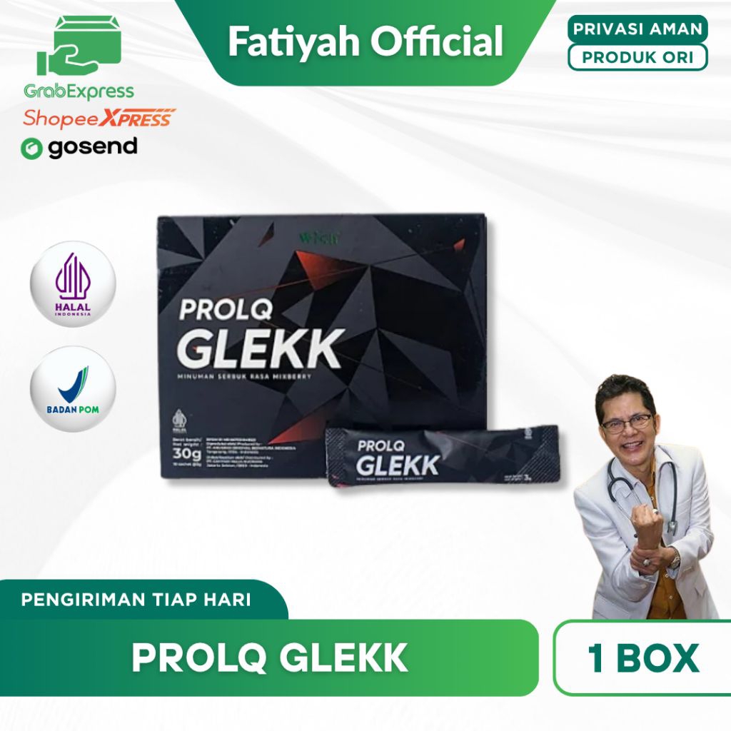 Jual PROLQ GLEKK - MINUMAN STAMINA PRIA RASA MIXBERRY WISH BY DR. BOYKE ...